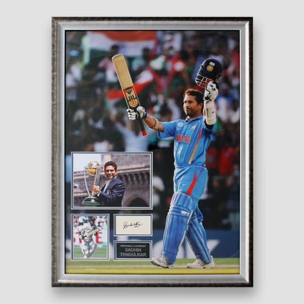 Sachin Tendulkar photo display personally signed by Sachin | MFM Sports ...