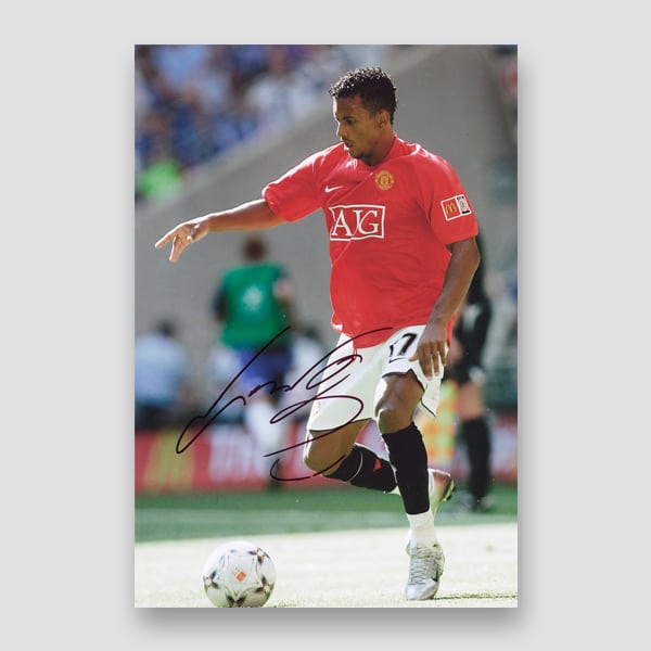 Nani Signed Manchester United Action Photo | MFM Sports Memorabilia ...