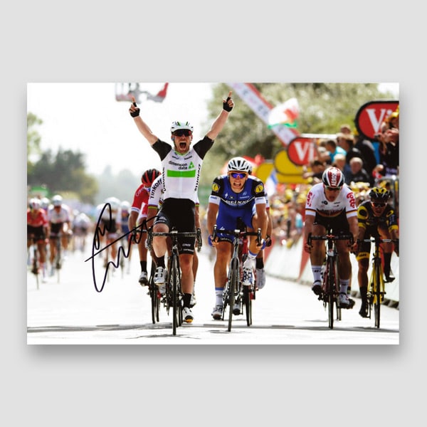 Mark Cavendish Signed Cycling Action Photo Print | MFM Sports ...