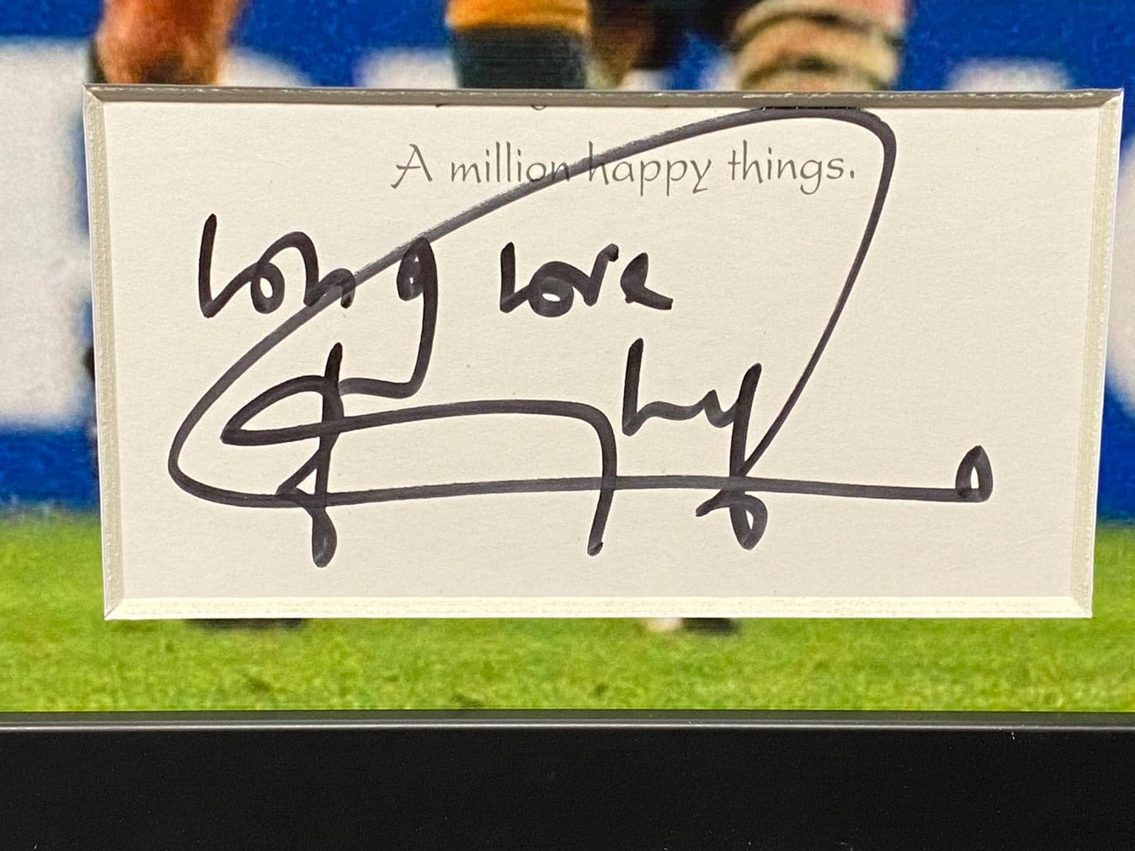 Jonny Wilkinson signed picture with signature , professionally framed ...