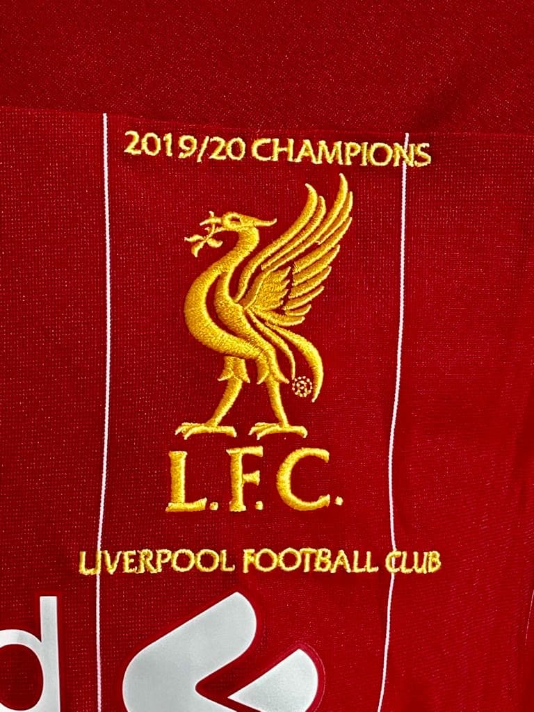 Liverpool Premier League Champions Home shirt signed by Jürgen Klopp ...